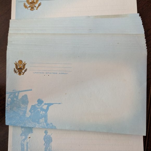 Office | Vintage Us Army Stationary | Poshmark